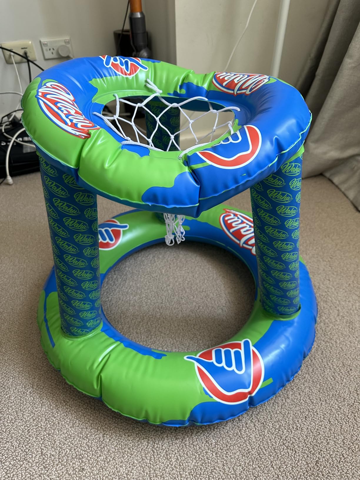 WAHU Pool Basketball Inflatable, Green/Blue : Amazon.com.au: Toys & Games