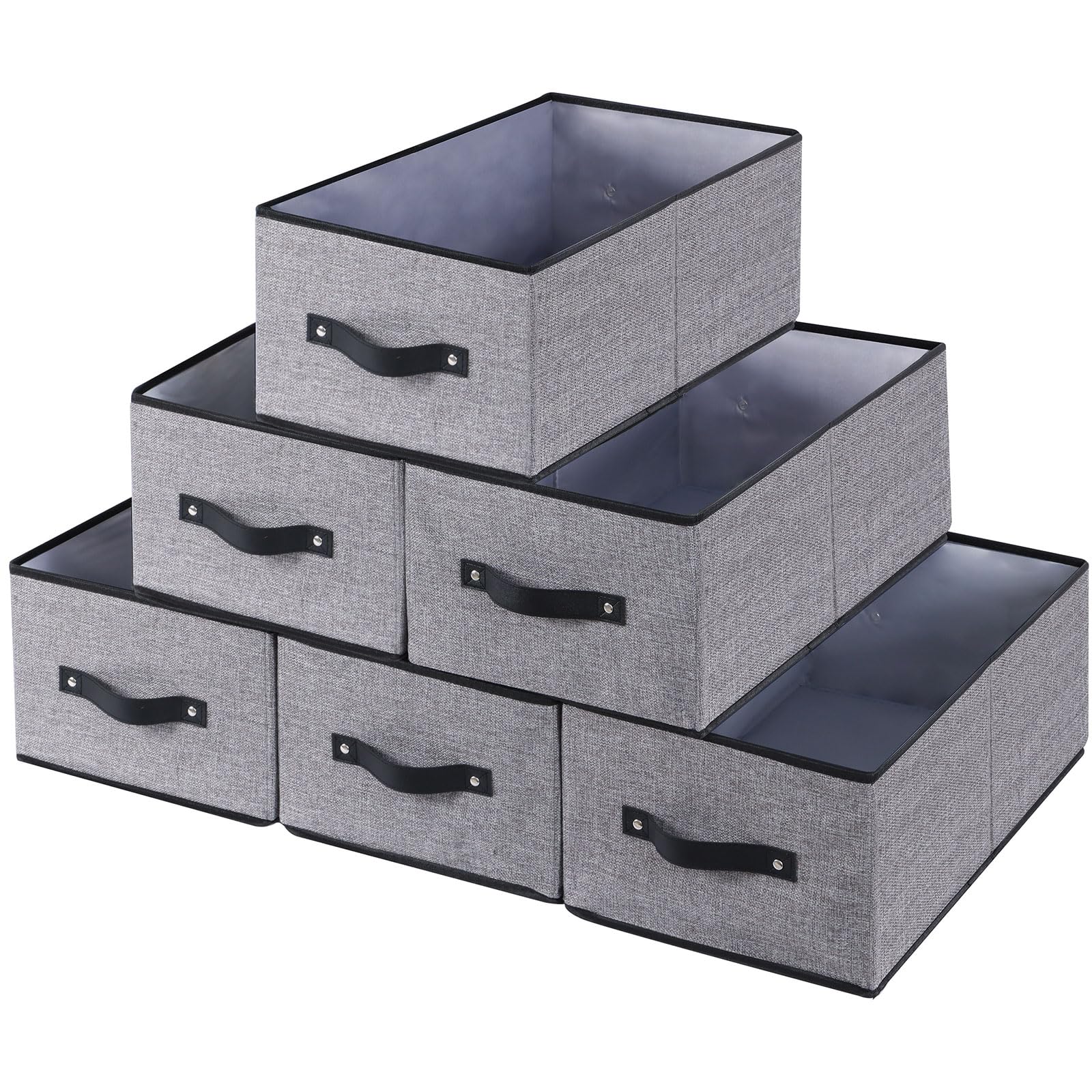 Amazon.com: YheenLf Clothing Storage Bins,16.1 × 9.8 × 6.5 inches ...