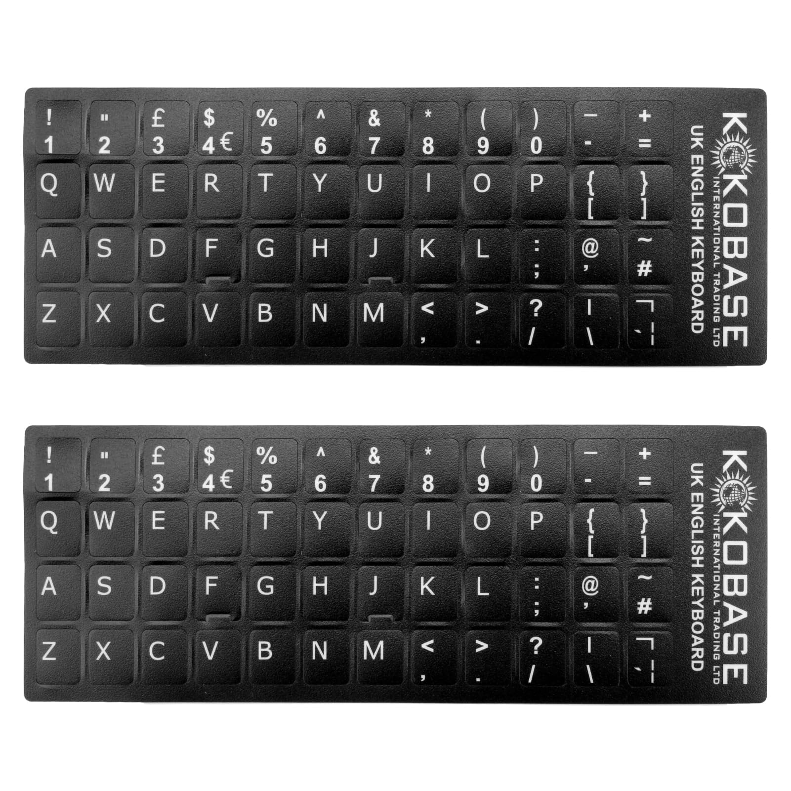 2Pcs English Keyboard Stickers Replacement UK English Alphabet Keyboard ...