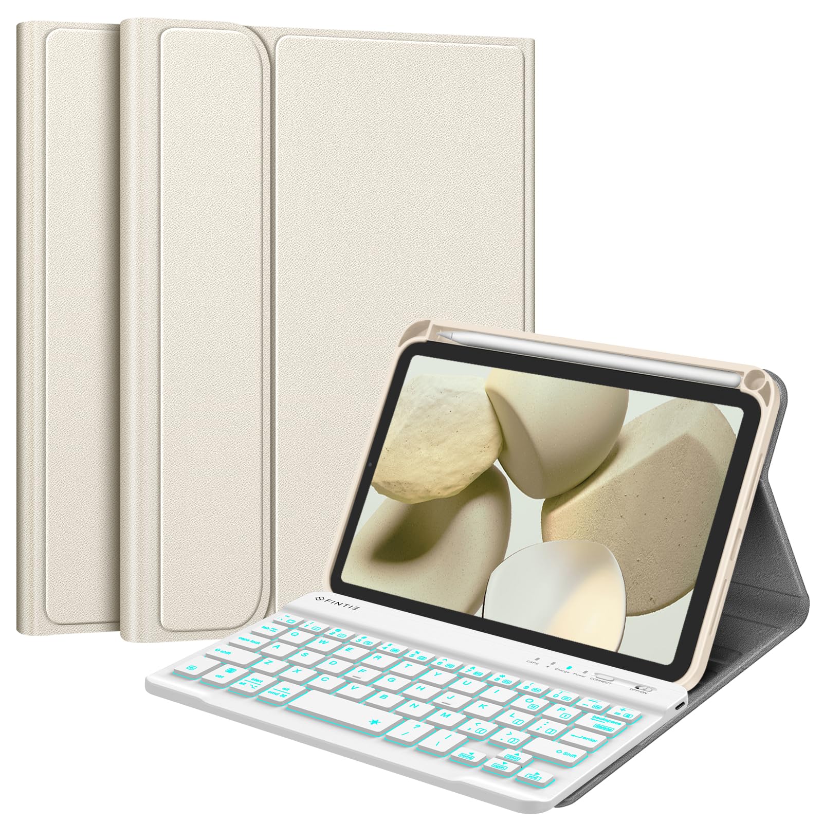 Amazon.com: Fintie Keyboard Case for iPad Mini (A17 Pro) 7th Generation ...