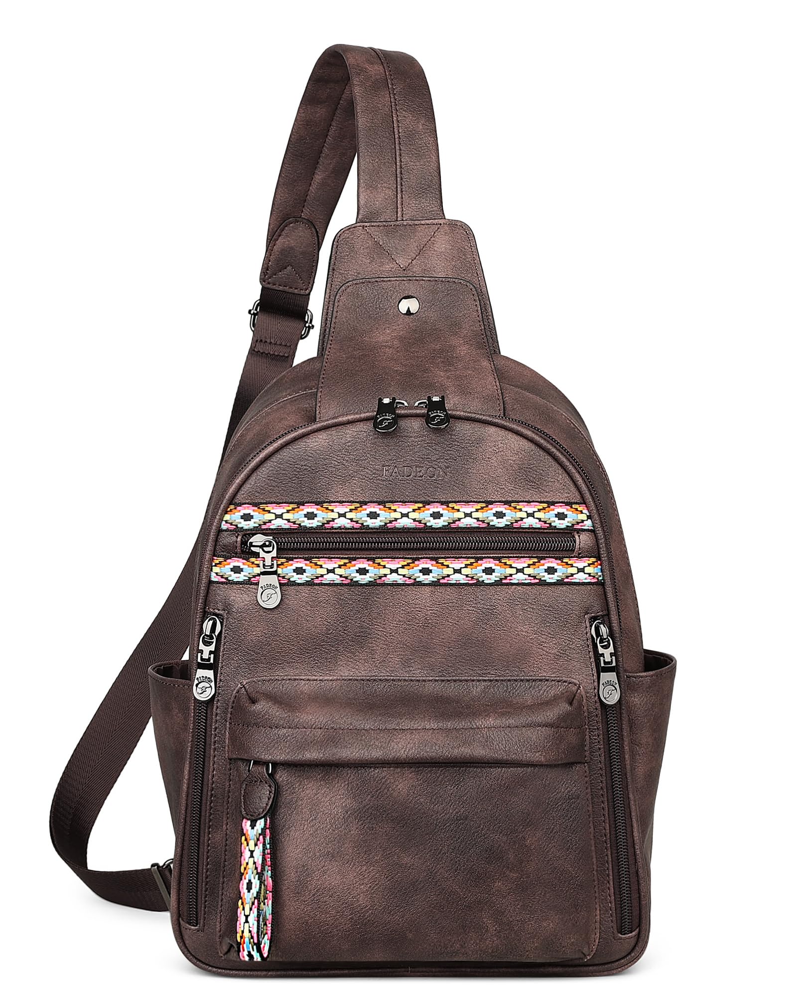 Amazon.com: FADEON Sling Bag for Women Crossbody Purse Large Sling ...