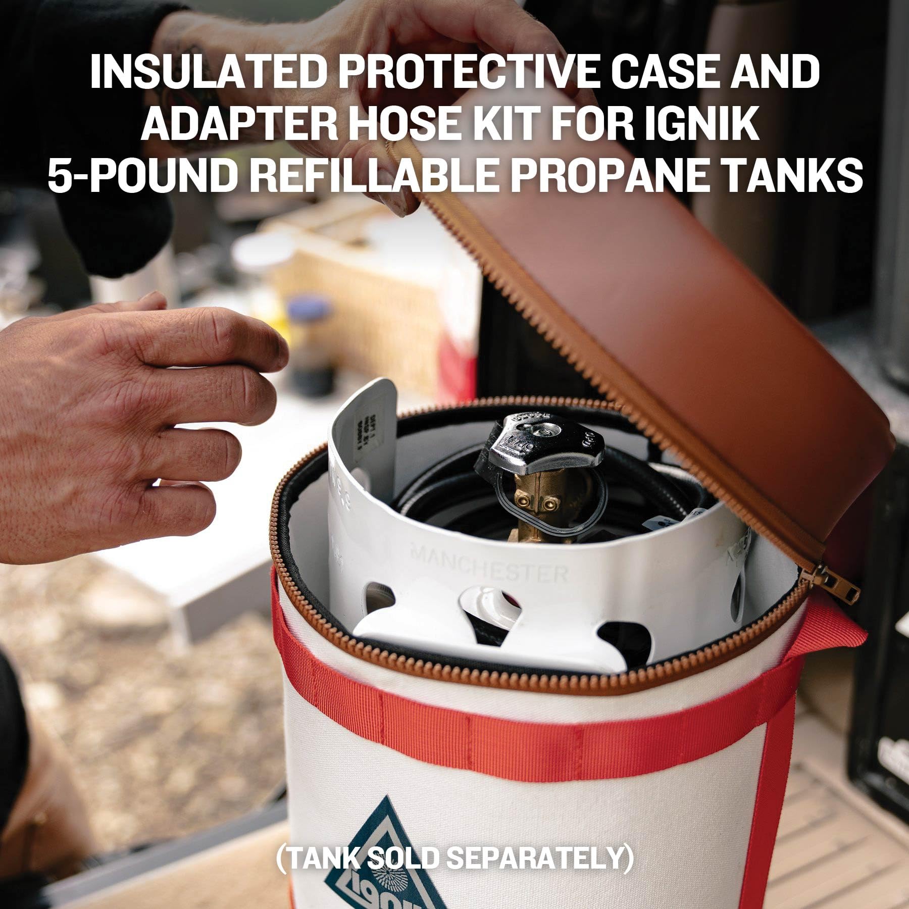 Snapklik.com : Ignik Gas Growler Carry Case For Refillable Propane Tank ...