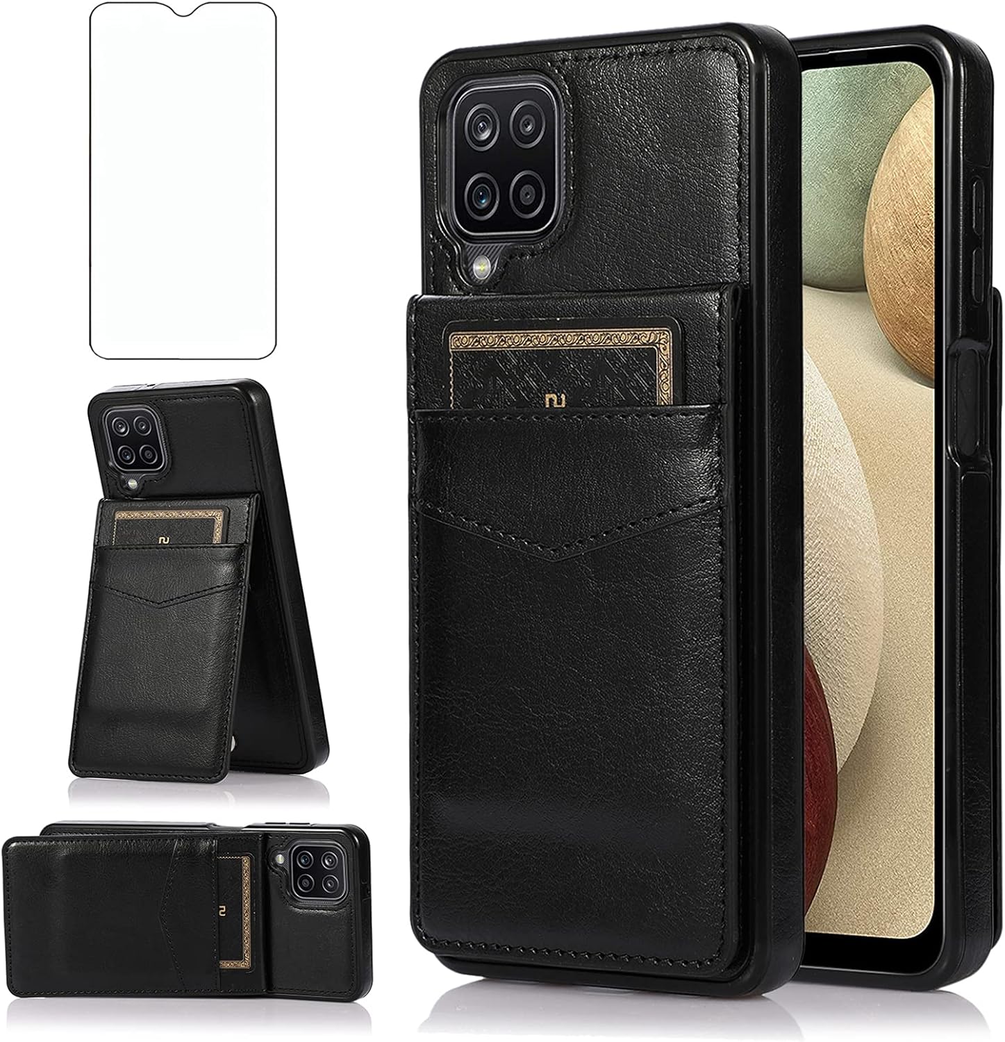 Amazon.com: Phone Case for Samsung Galaxy A42 5G with Tempered Glass ...