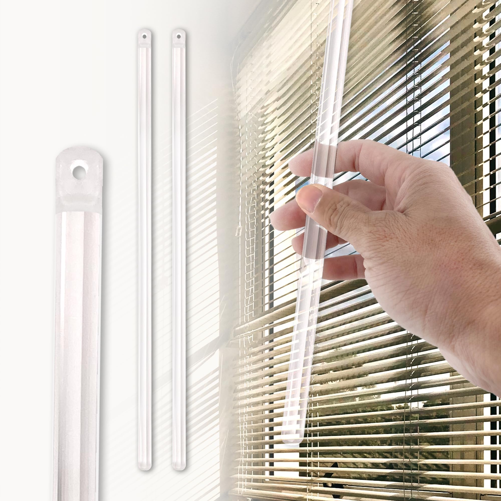 Amazon.com: Pack of 2 Wood Tilt Wand for Horizontal Blinds (Closed Loop ...