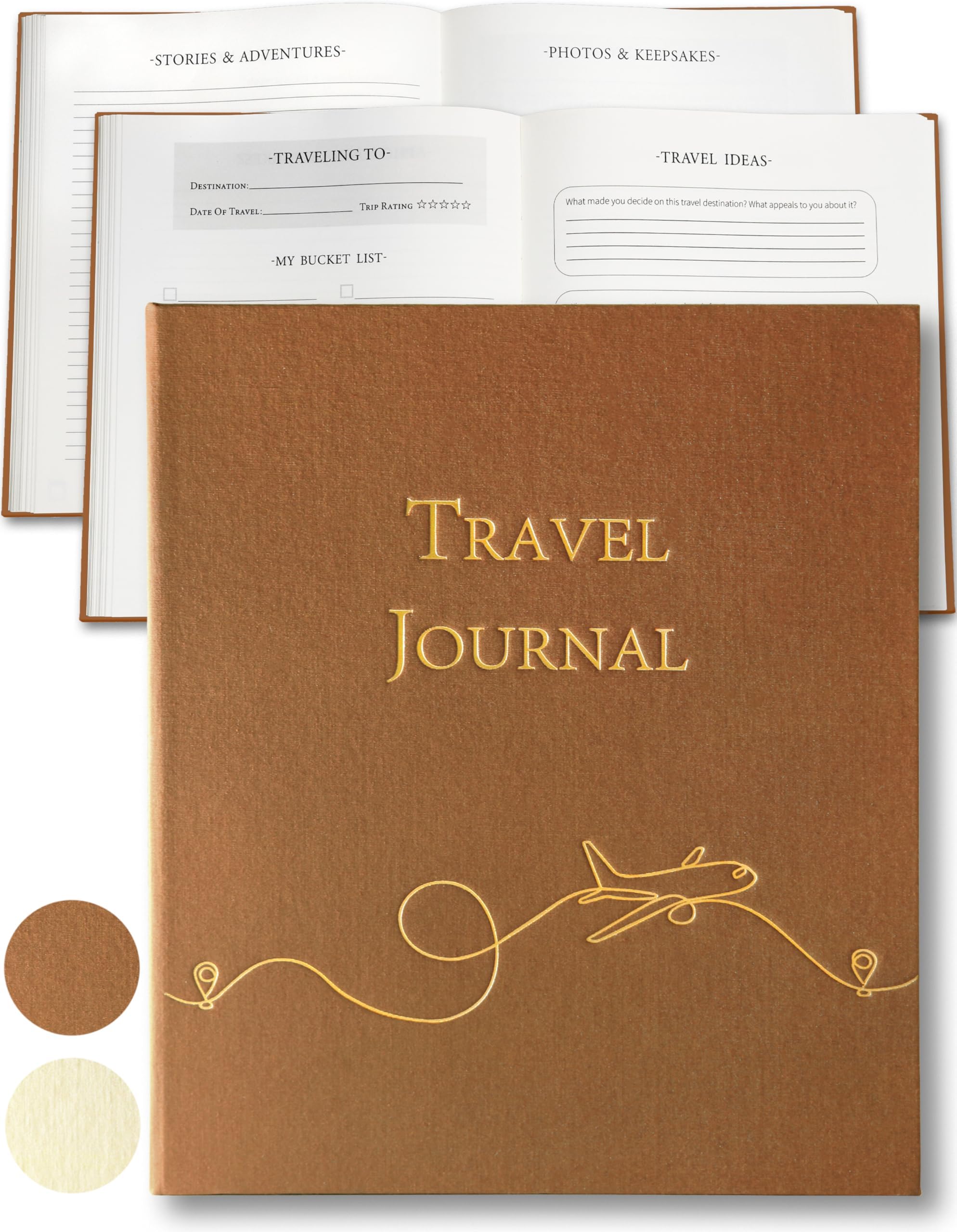 Amazon.com : Travel Journal - Guided Notebook for Travelers to Plan ...