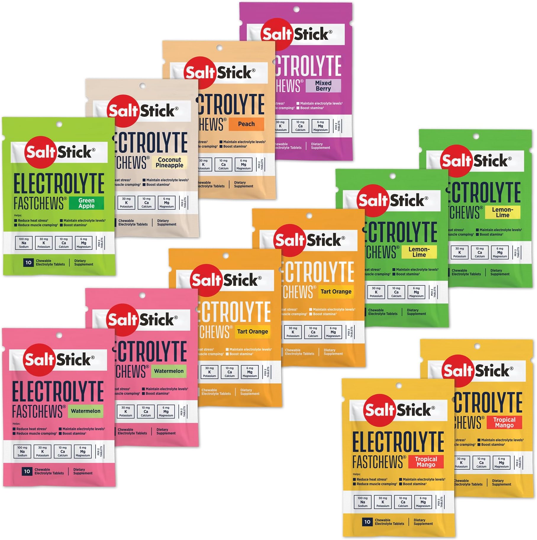 Amazon.com: SaltStick Fastchews 60 Count Electrolyte Replacement Zesty ...