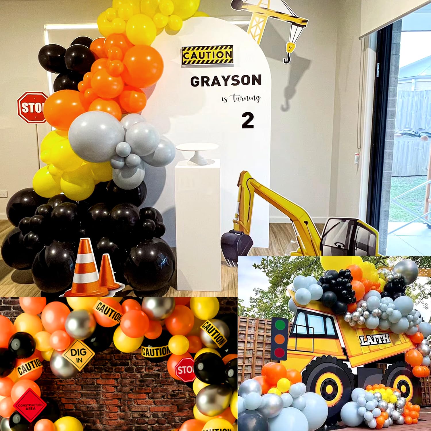 Construction Site Decorations Construction Kids Birthday Party FREE