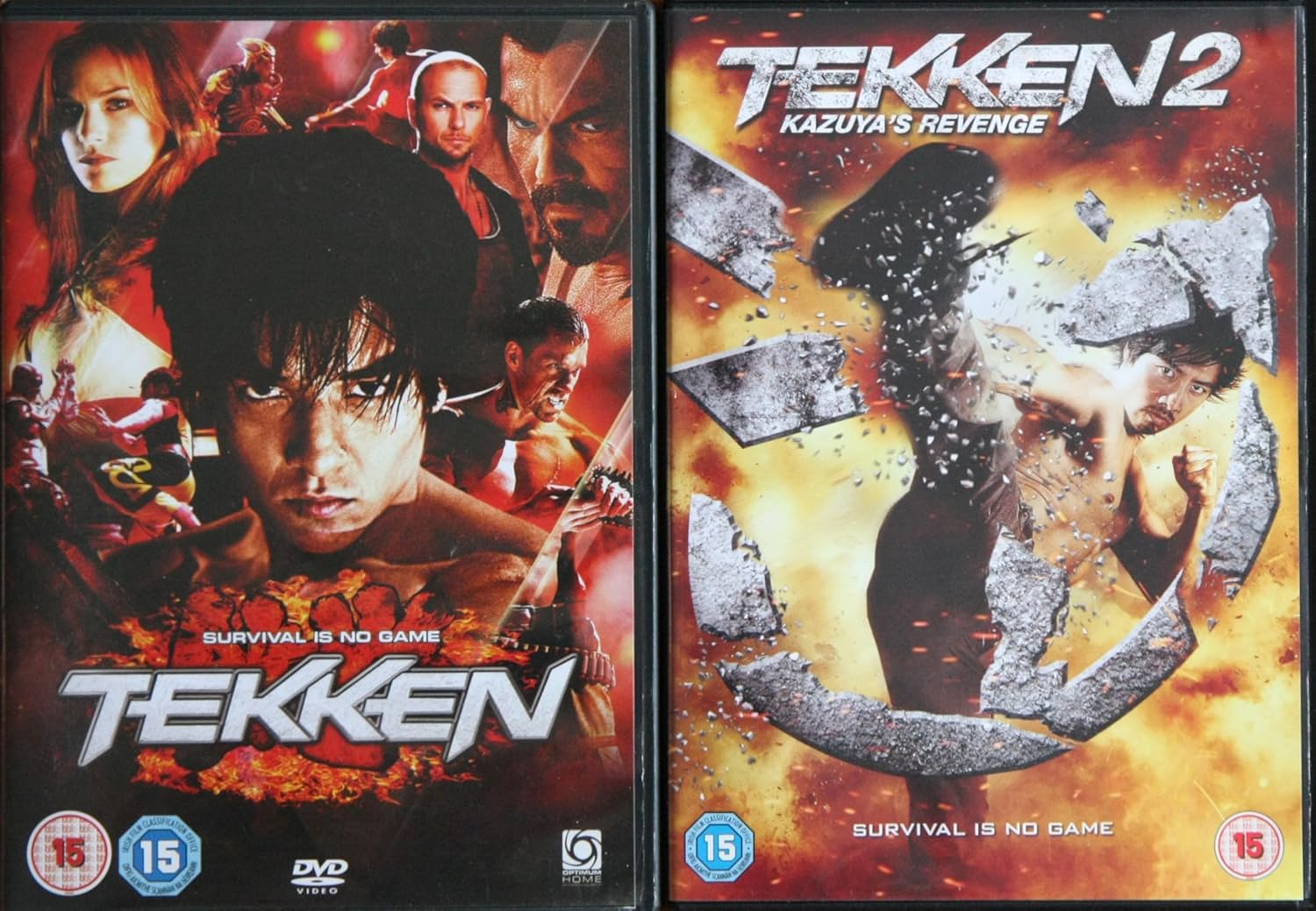 TEKKEN 1-2 COMPLETE MOVIE COLLECTION / 1. TEKKEN / 2. TEKKEN 2 - KAZUYA'S REVENGE = ULTIMATE 2x ...