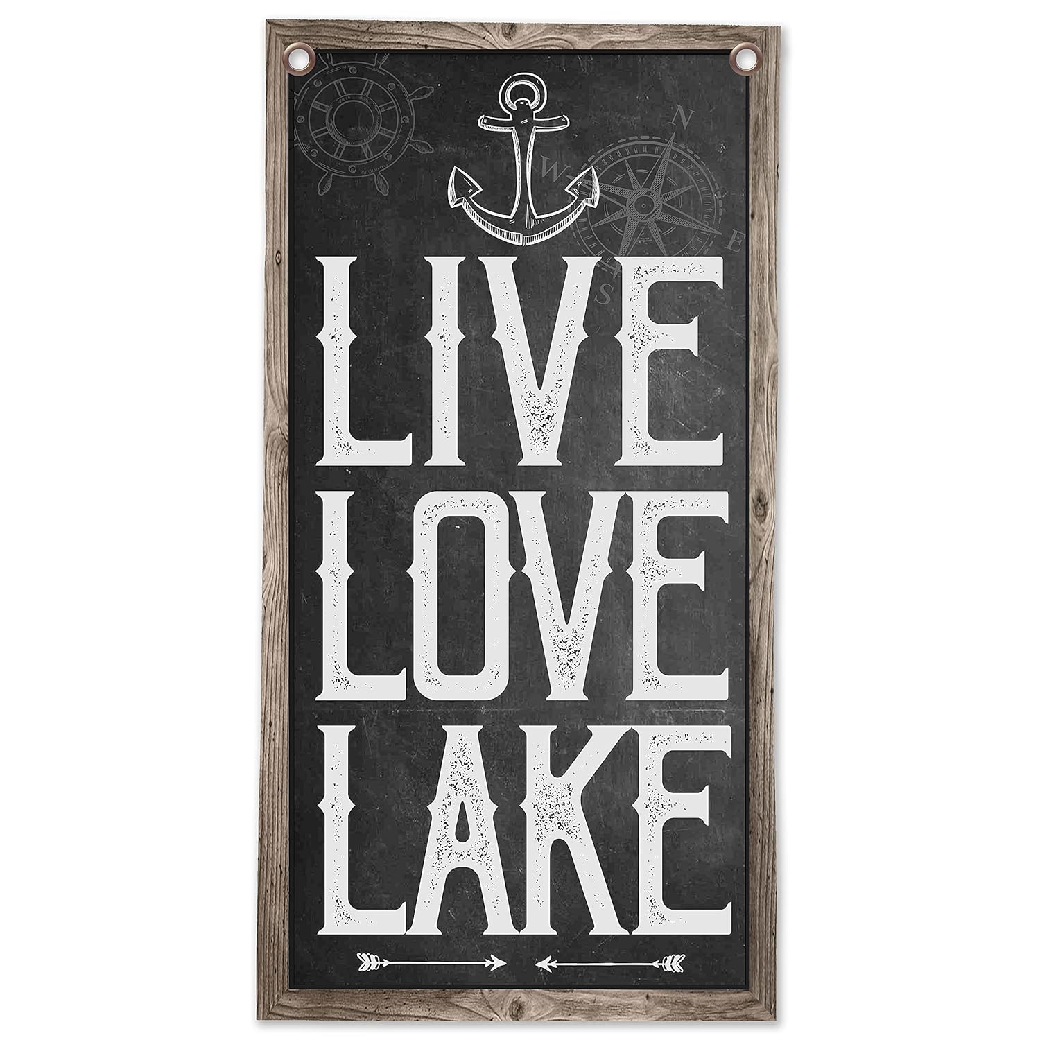 Amazon.com: Live Love Lake - Great Lake House Decor, Cabin and Lake ...