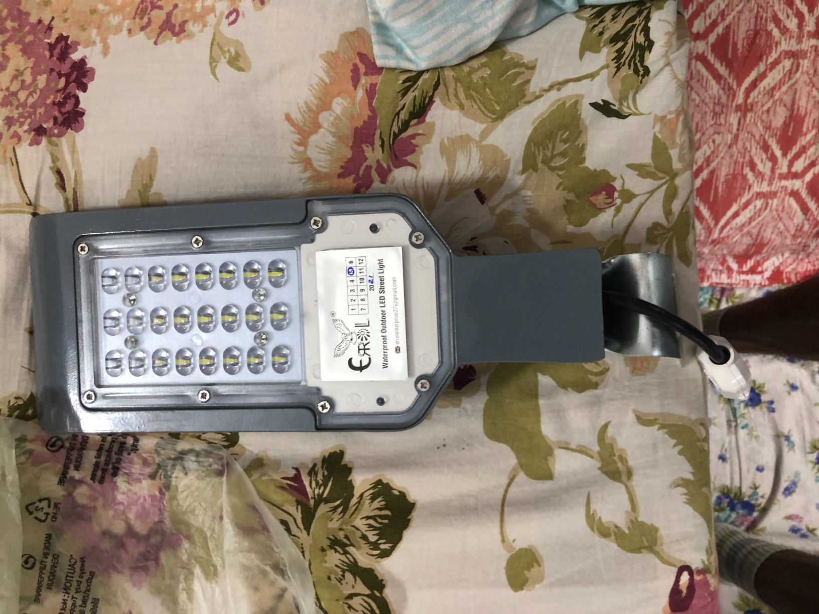 Errol Lens Model LED Slim and Metal Body Street Light, Outdoor Light ...