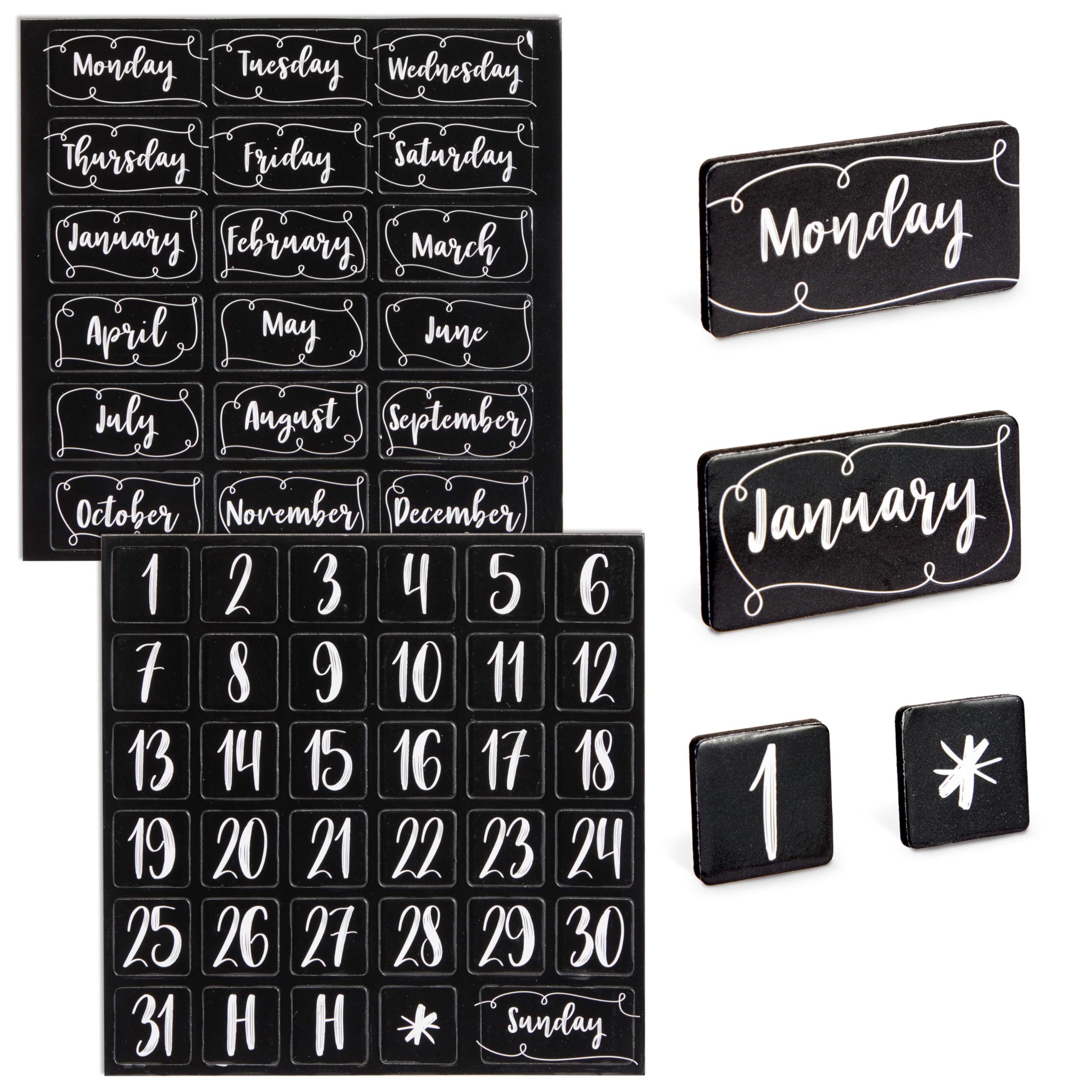 Amazon.com: 50 Piece Magnetic Calendar for Classroom, Whiteboard ...