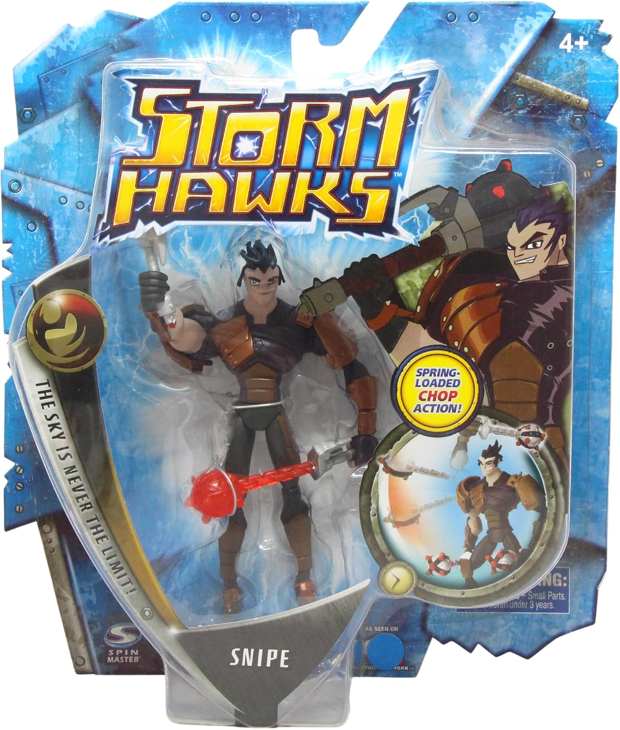 Amazon.com: Storm Hawks - 4" 10cm Articulated Action Figure - Snipe ...