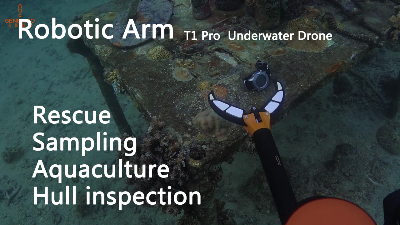 Watch T1 Pro Underwater Drone with Robotic Arm for Sampling Rescue on ...