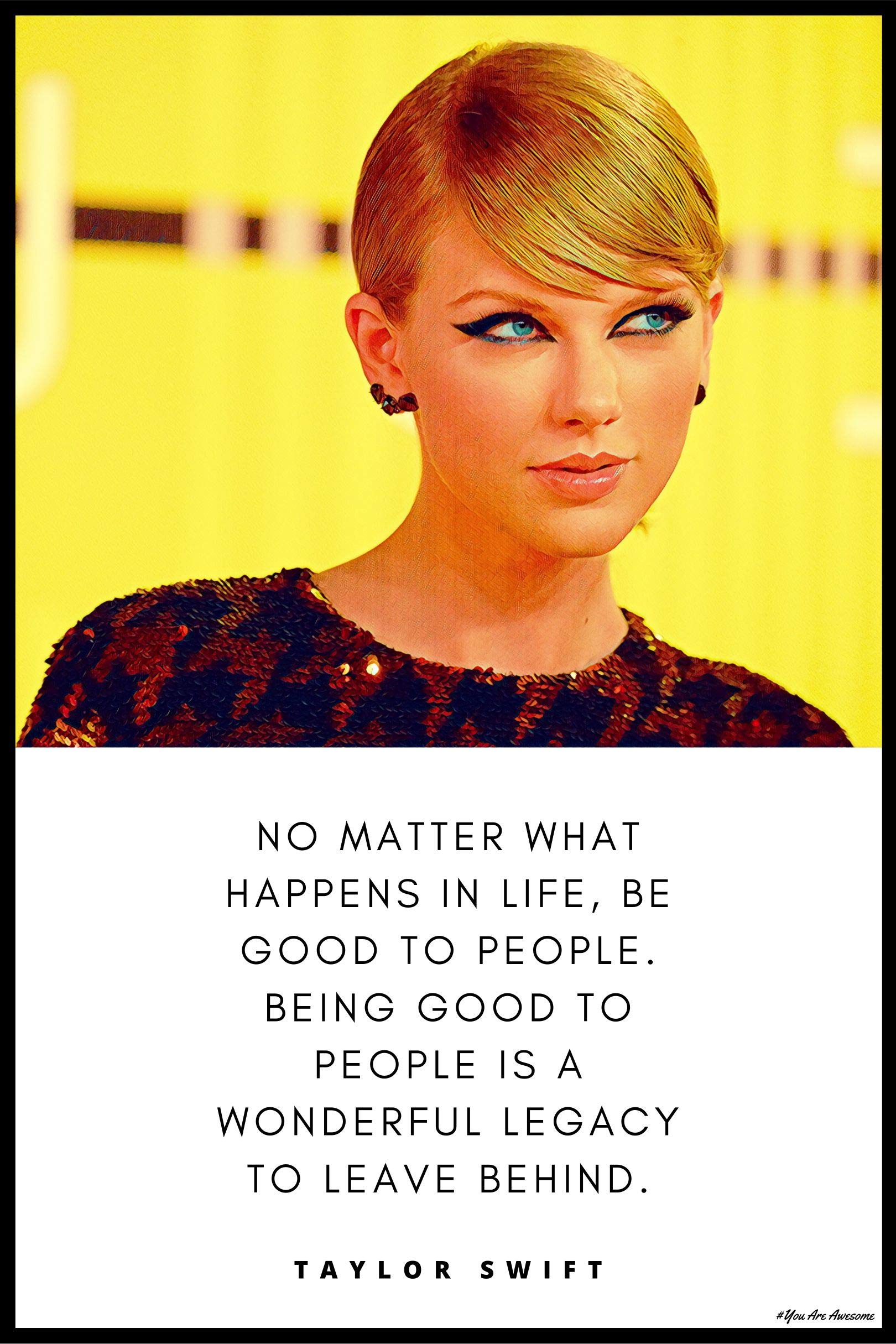 Buy You Are Awesome - Taylor Swift Quotes Set 7 (12inchx18inch) Online ...