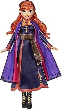 Hasbro Disney Frozen Anna Fashion Doll with Long Red Hair and Outfit ...