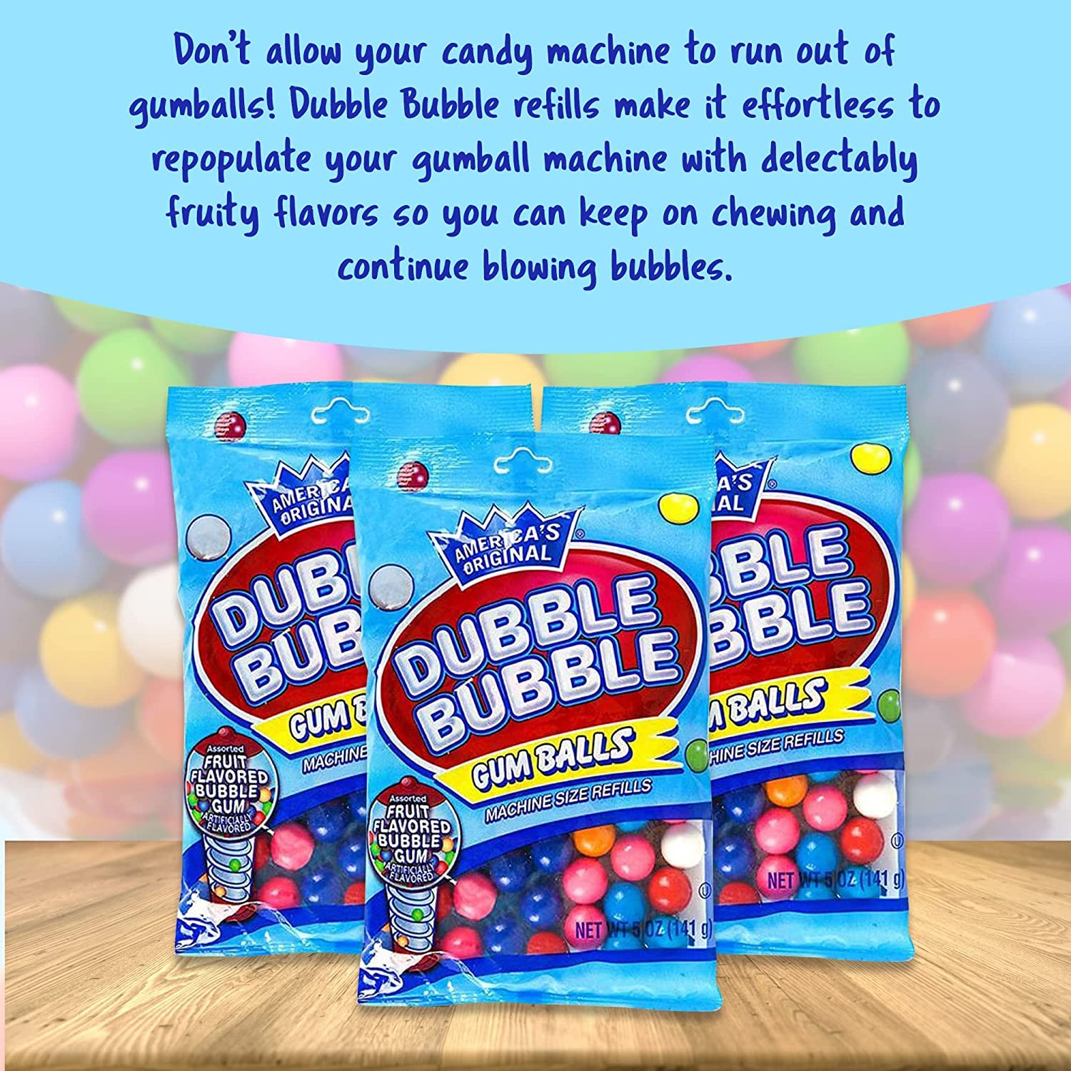 Snapklik.com : Refill Gumballs For Gumball Machine - Refill Bubble Gum ...