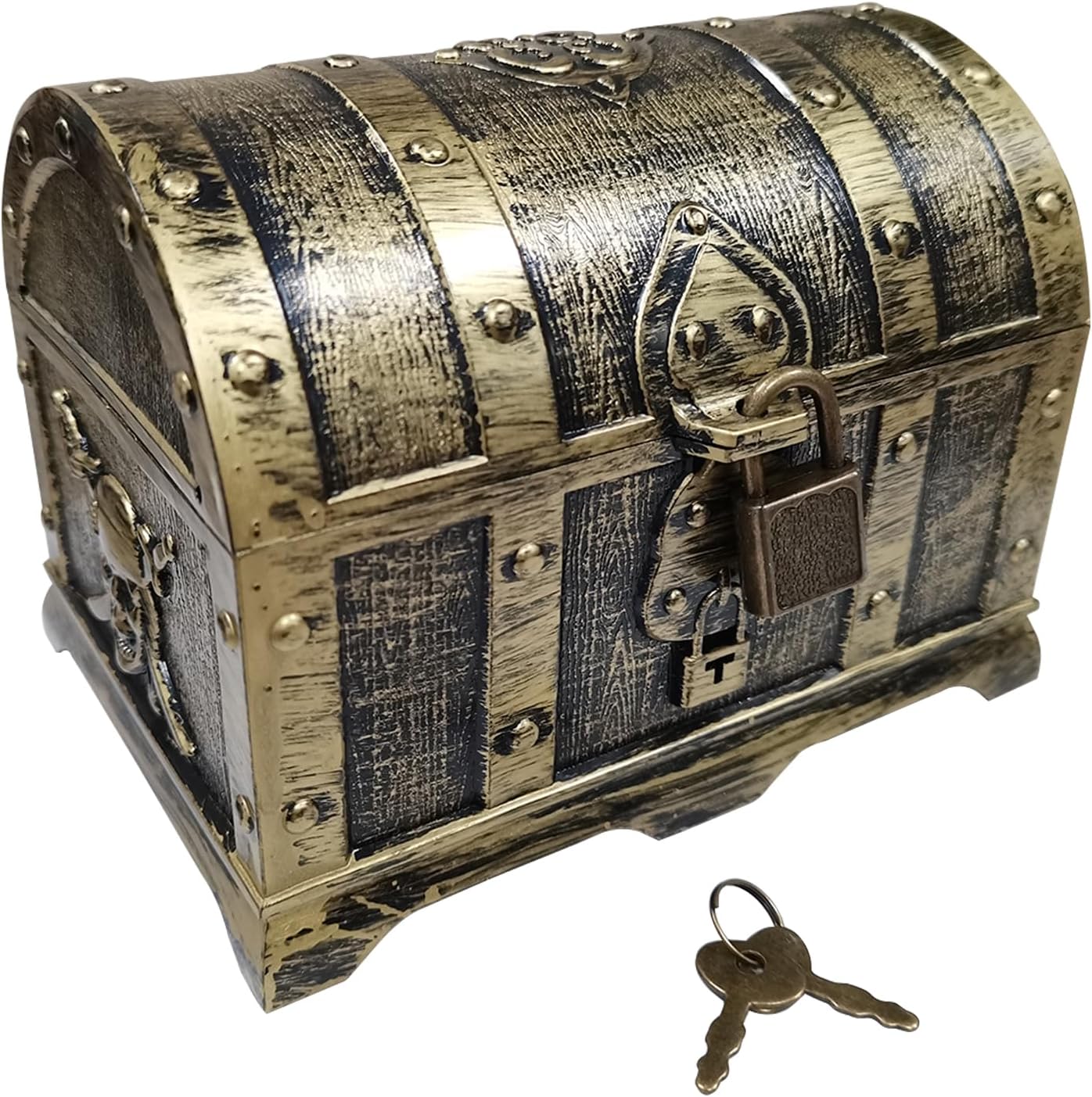 Amazon.com: Treasure Chest for Kids, Plastic Toy Pirate Chest ...
