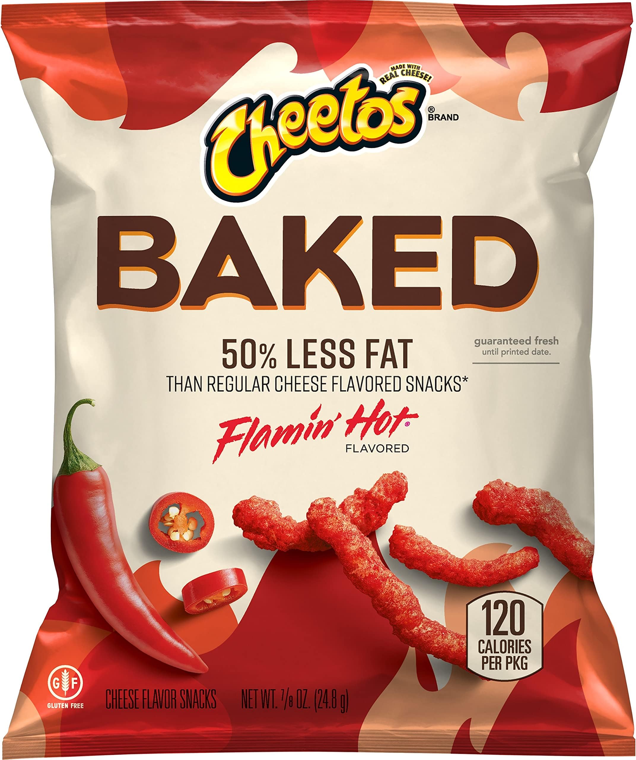Amazon.com: Lay's Baked Cheetos Oven Baked Crunchy Whole Grain Flamin ...
