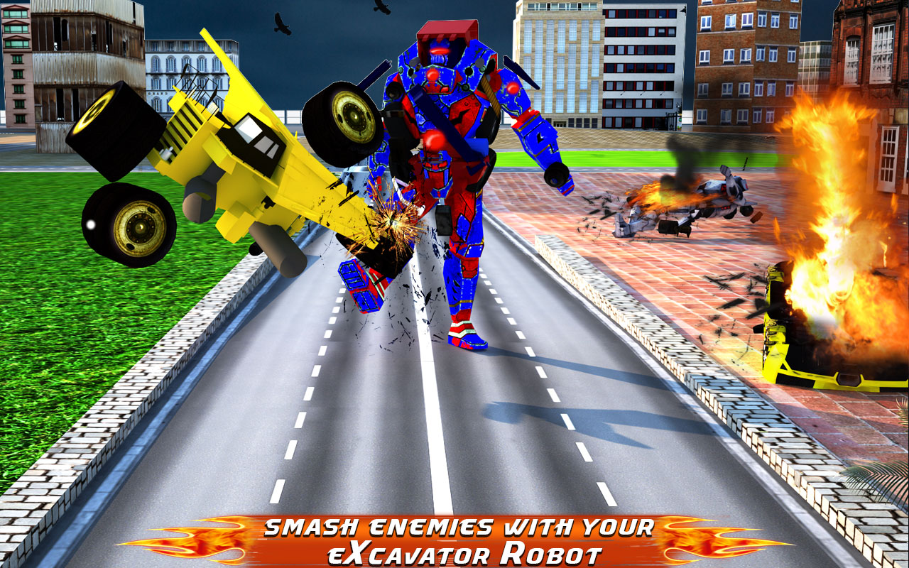 Excavator Transforming Robot: Ultimate Robot Fighting Games - App on ...