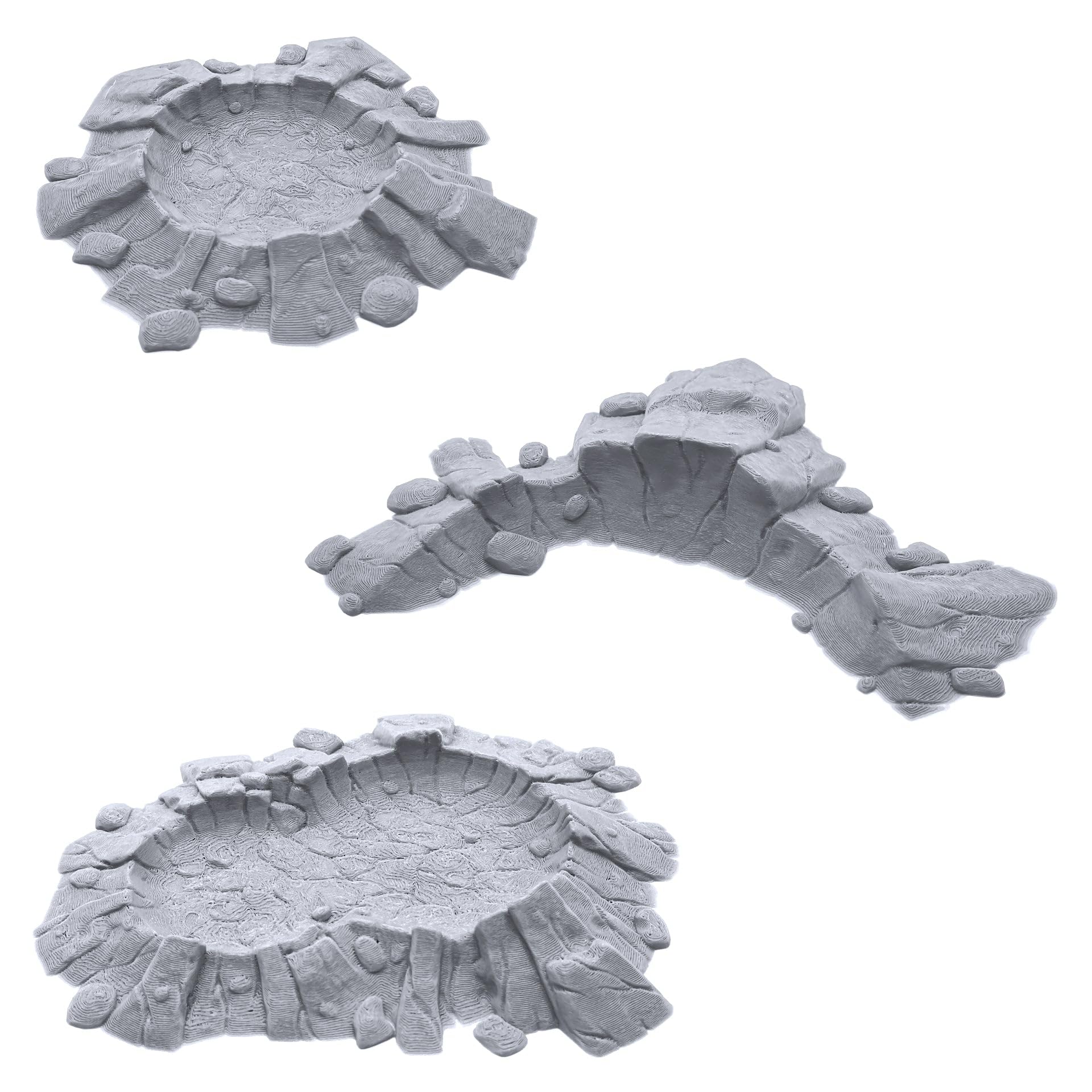 Snapklik.com : Craters By Makers Anvil, 3D Printed Tabletop RPG Scenery ...