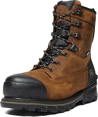 Amazon.com: Timberland PRO Men's Boondock Hd 8 Inch Composite Safety Toe Waterproof Industrial ...