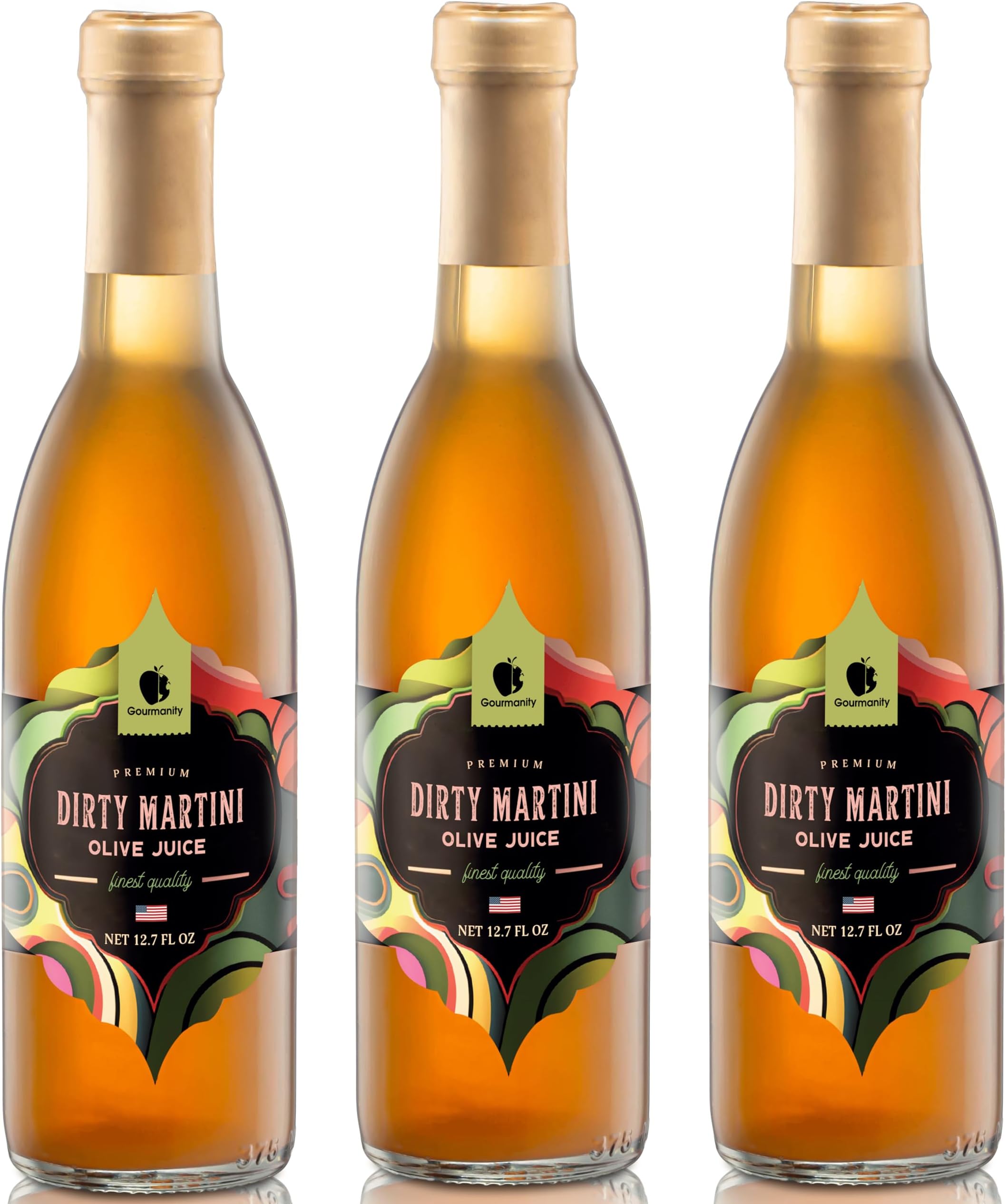 Amazon.com : Gourmanity Olive Juice for Dirty Martinis, Premium Olive ...