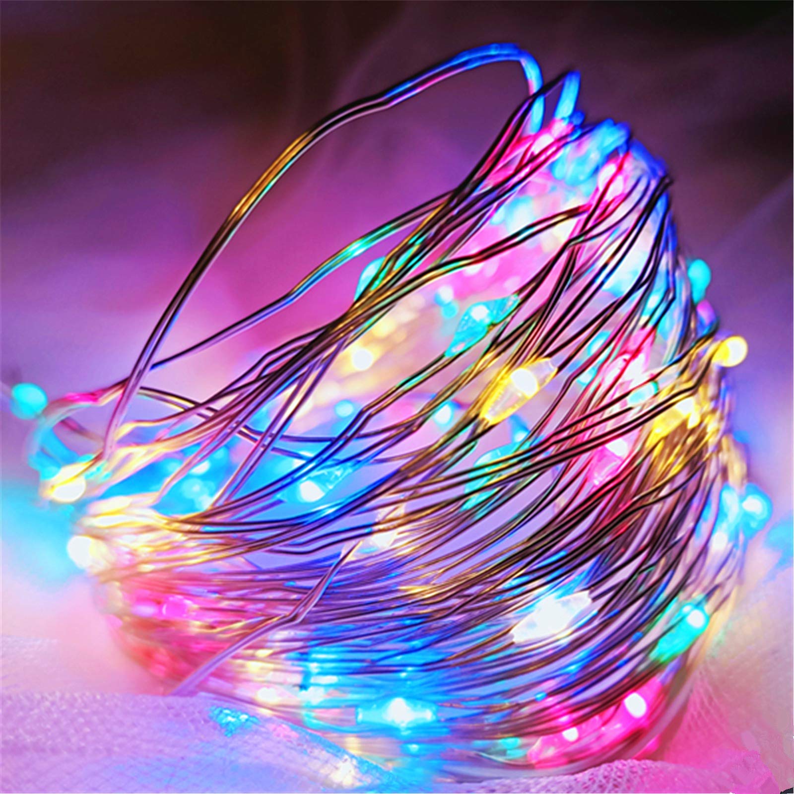 Wire String Twinkle Lights Lumineo 480 LED Cluster Twinkle Micro