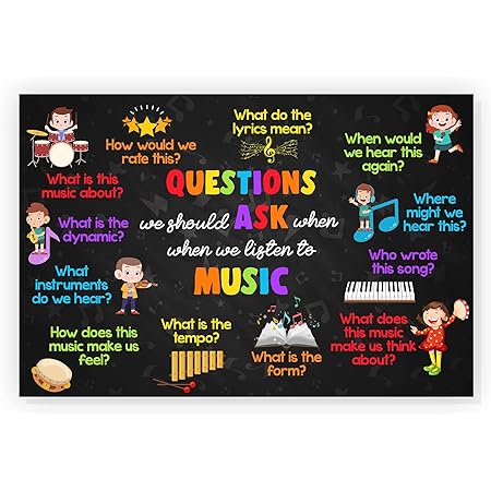 Amazon.com: Generic Debra Benn Teacher Music Class Rules Poster, Poster ...