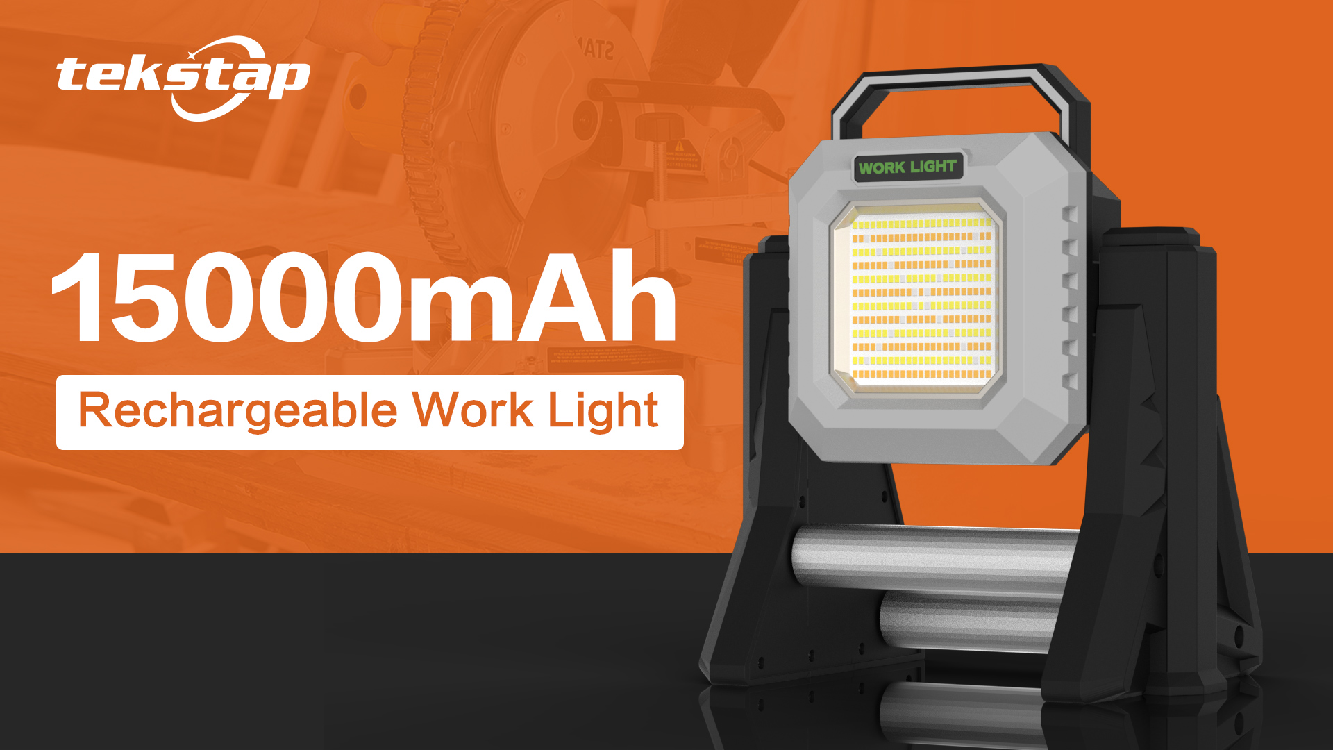 Retractable Garage Work Light Garage Tough 10W Cob LED Folding