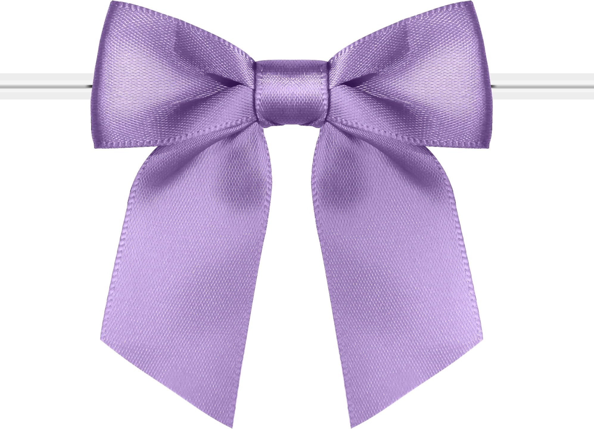 Amazon.com: Lavender Pre-Tied Organza Bows with Twist Ties. Pack of 12 ...