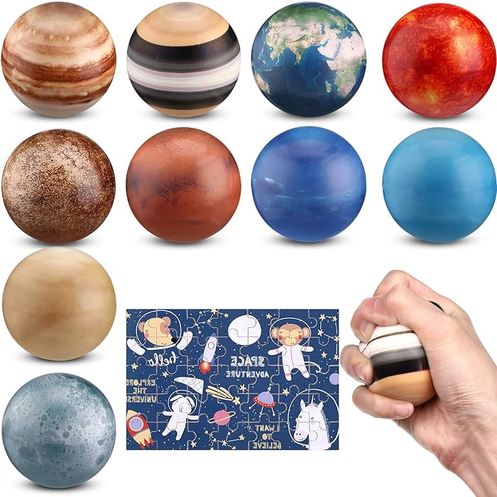 Buy 10 Pieces Solar System Stress Balls with Small Easy Space Planets ...