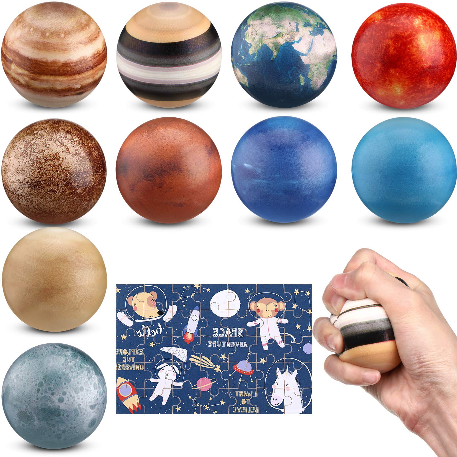 Buy 10 Pieces Solar System Stress Balls with Small Easy Space Planets ...