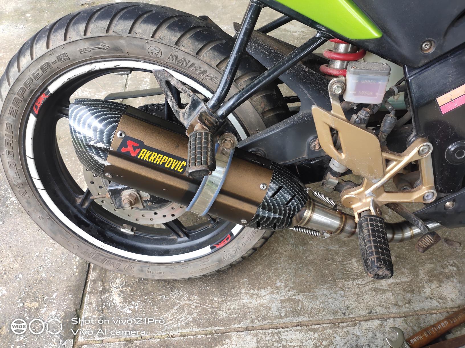 R.J.VON Full Exhaust Stainless Steel Bend Pipe for Yamaha R15 V2 ...