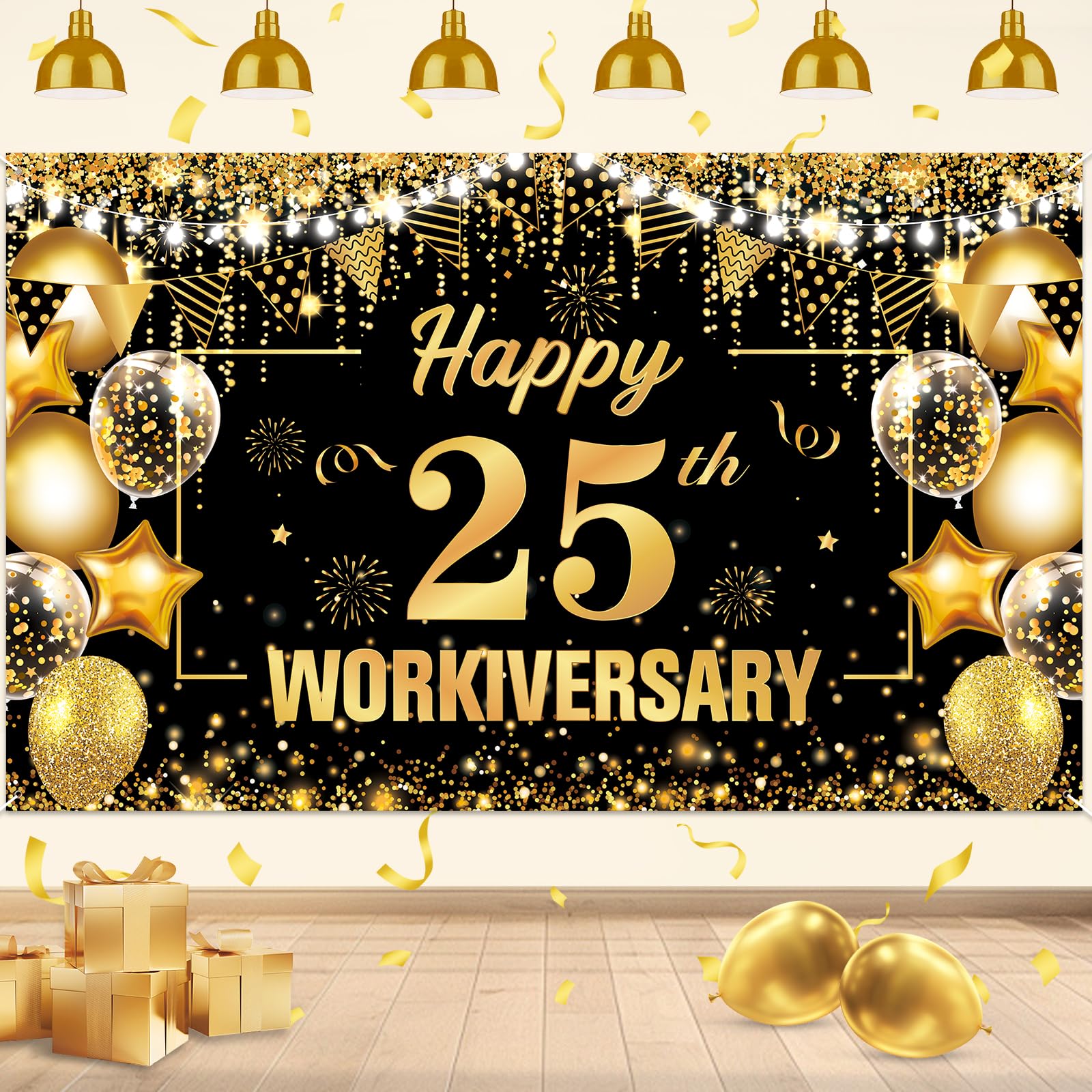 25th Work Anniversary 25 YEARS WORK ANNIVERSARY CONGRATULATIONS ...