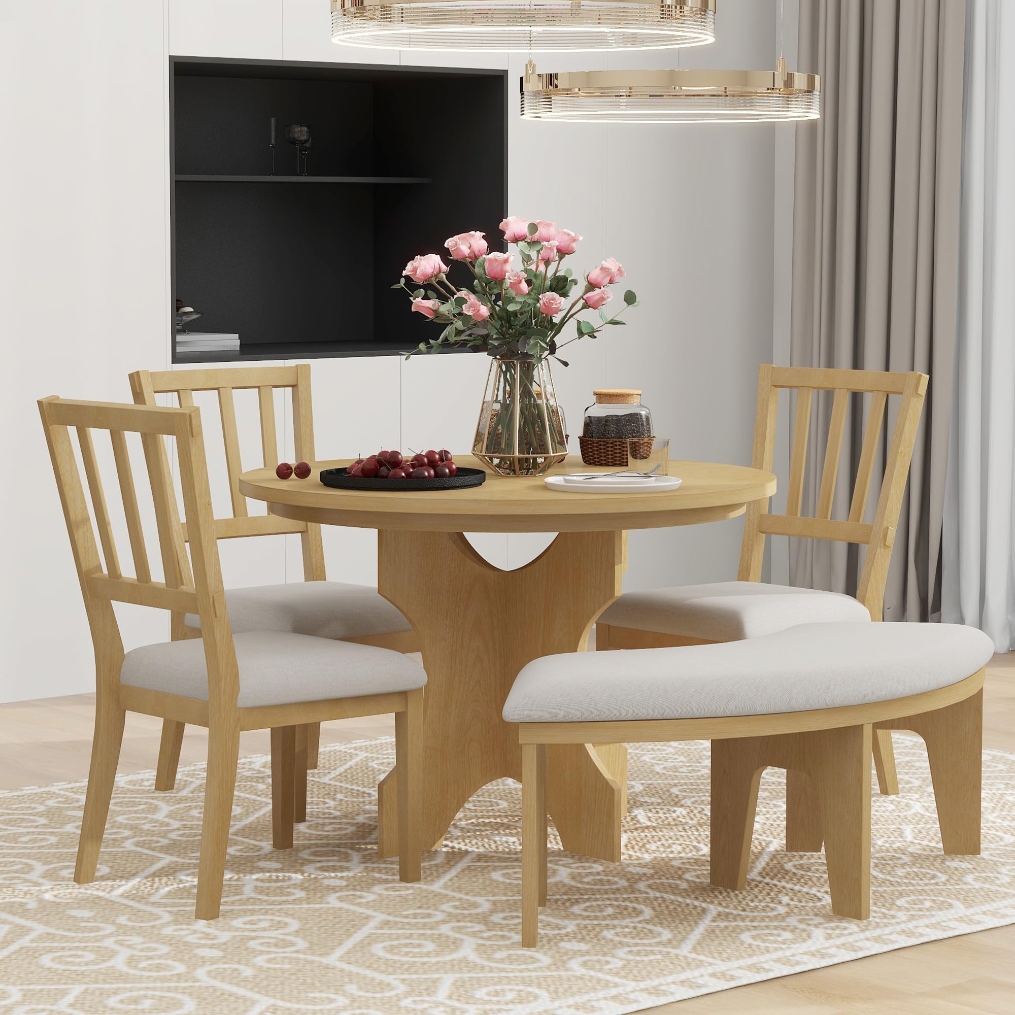 Round Dining Table With Curved Banquette Seating Create Your Dream