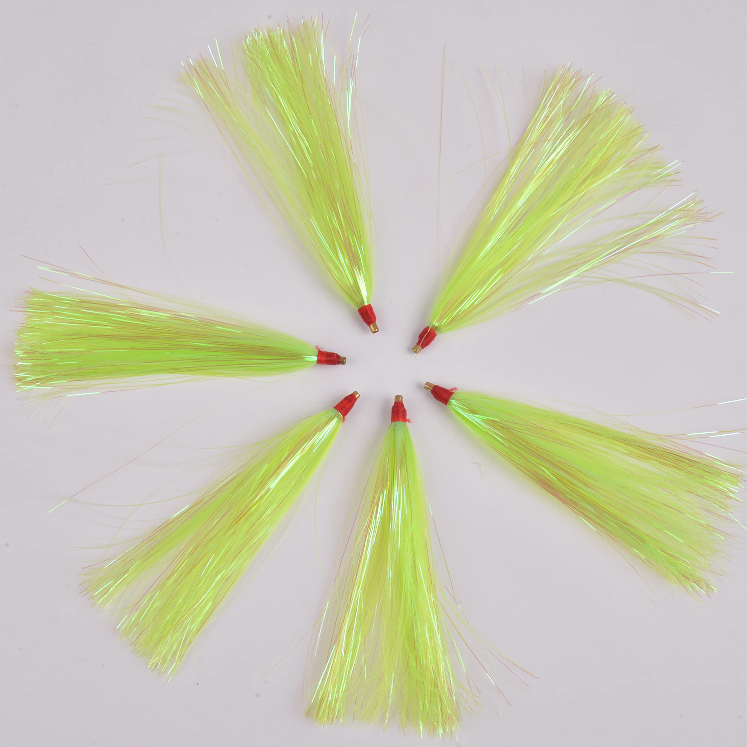 Snapklik.com : Fishing Teasers,12/18pcs Saltwater Bucktail Teasers ...