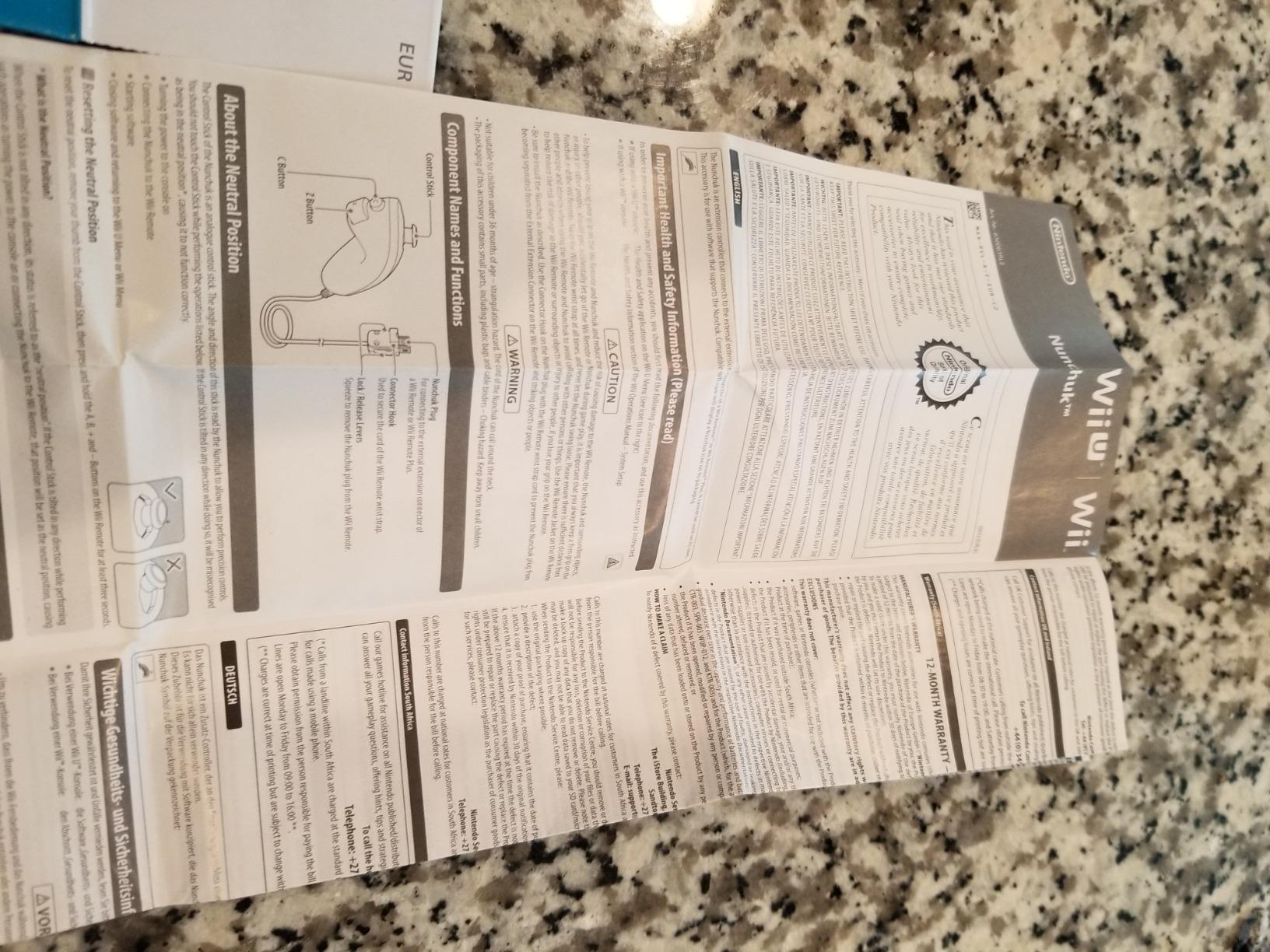 Amazon.com: Nintendo USB Nunchuk Controller - Black : Videojuegos