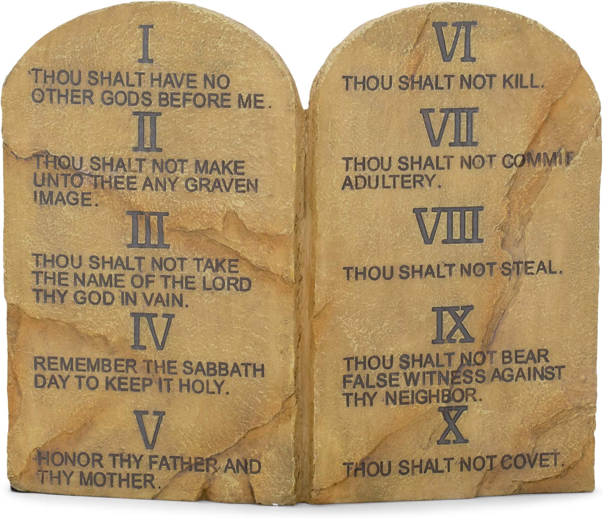 Amazon.com: Cusde Christian Ten Commandments Decor Poster Religious ...