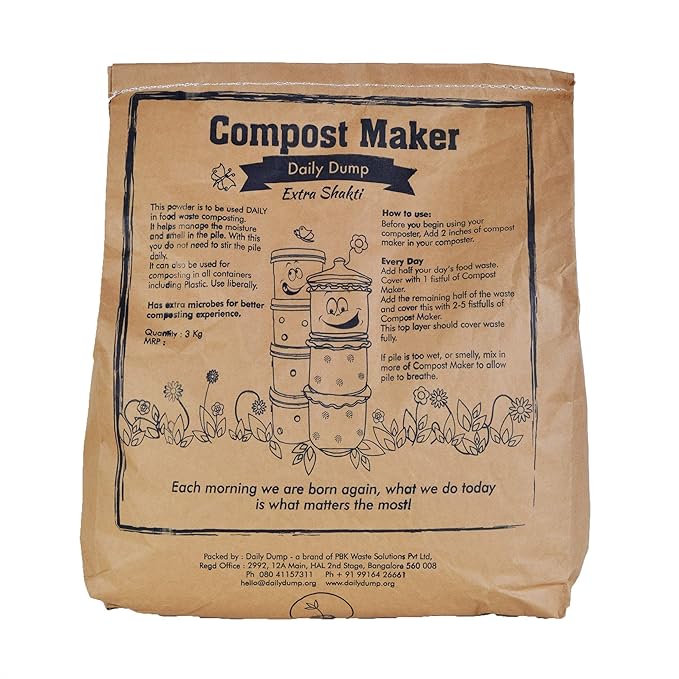 Daily Dump Compost Maker (Remix Powder) 3 kg I With Added Microbes I ...