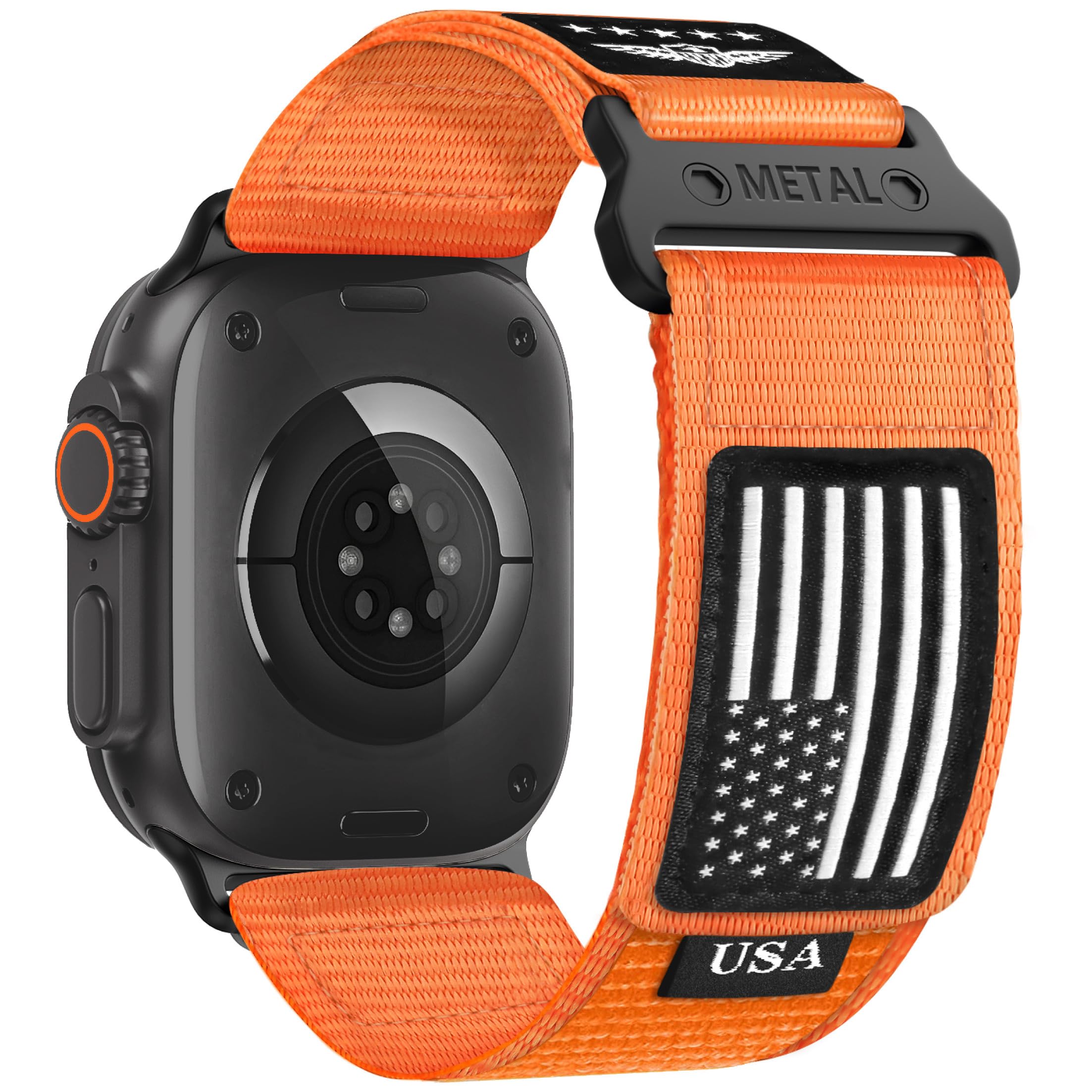 Amazon.com: Rugged Nylon for Apple Watch Ultra 2 Band 49mm iWatch Bands ...