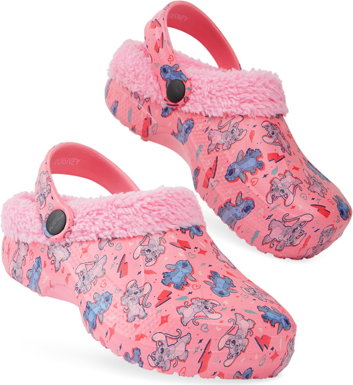 Brandclub - Disney Stitch Girls Clogs - Fleece Lined Clogs - Stitch Gifts