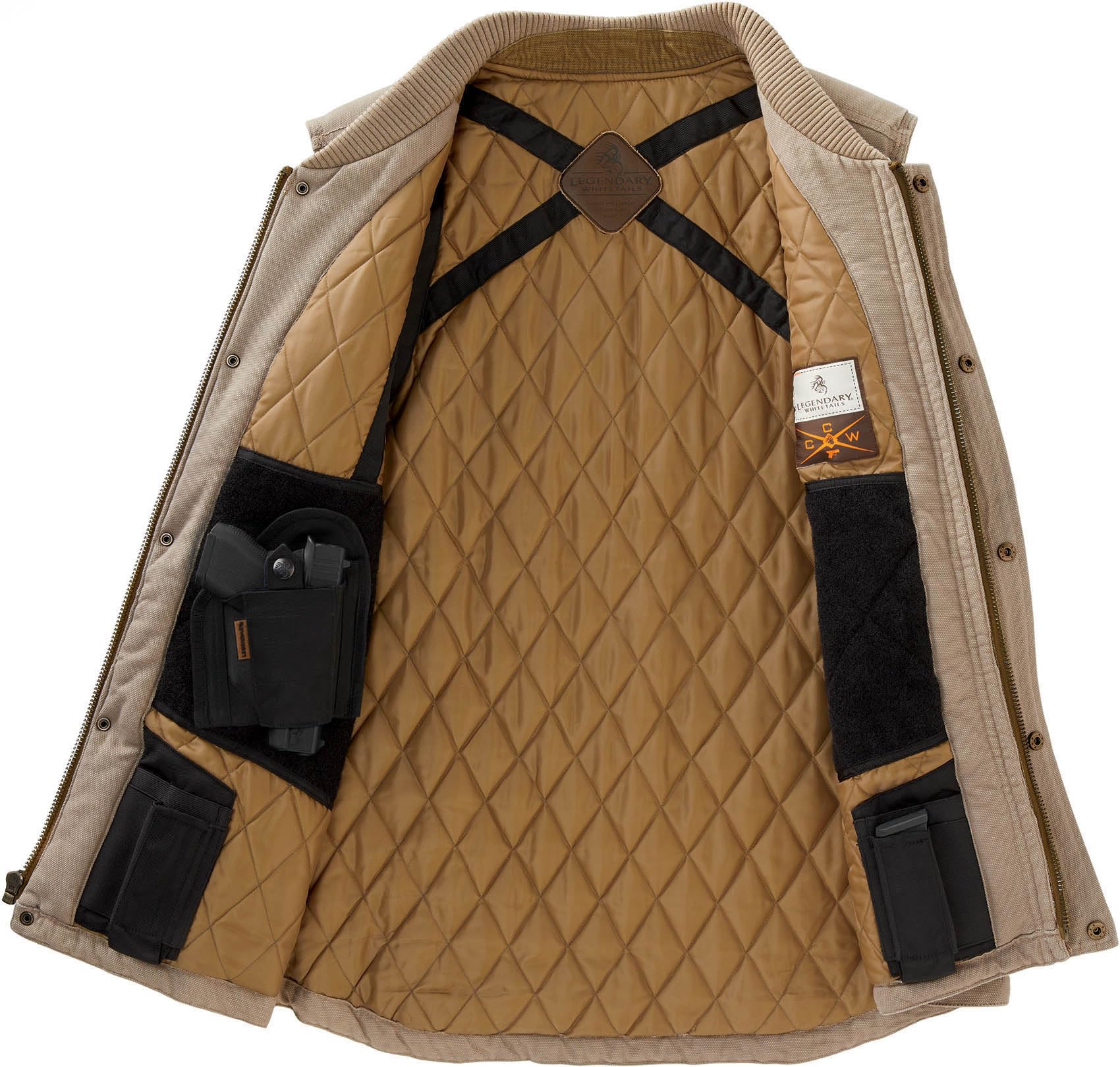 Snapklik.com : Legendary Whitetails Mens Concealed Carry Outerwear Vest ...