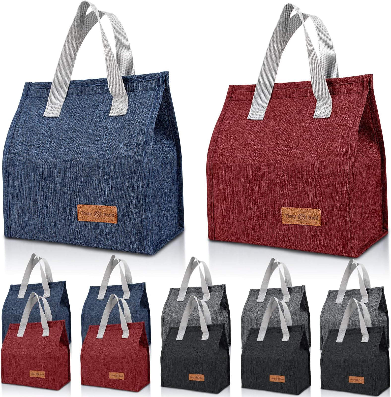 Amazon.com: Mifoci 50 Pcs Insulated Lunch Bags Bulk Reusable Cooler ...