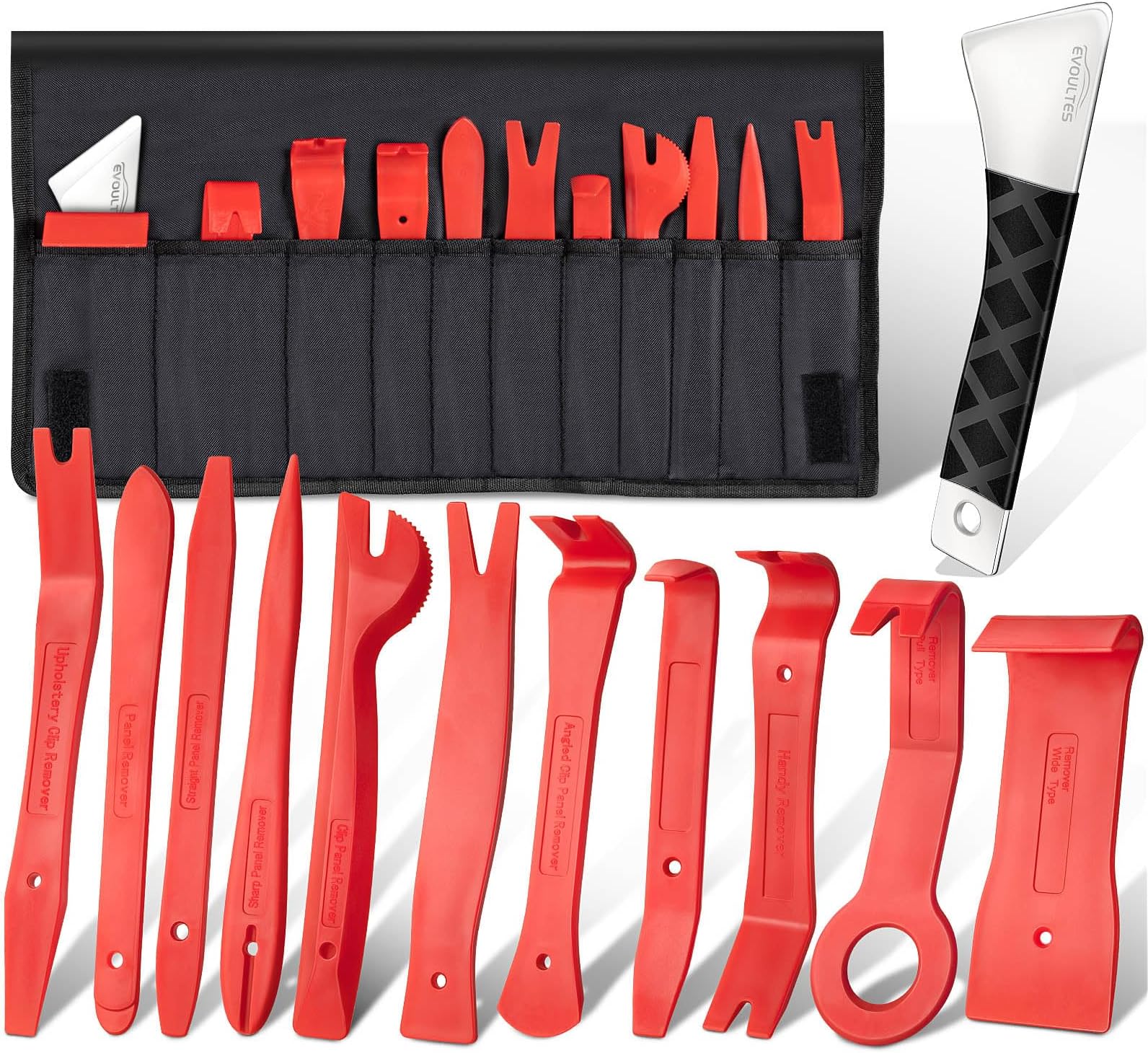 Amazon.com: 12 PCS Auto Trim Removal Tool Kit with Storage Bag, Plastic ...