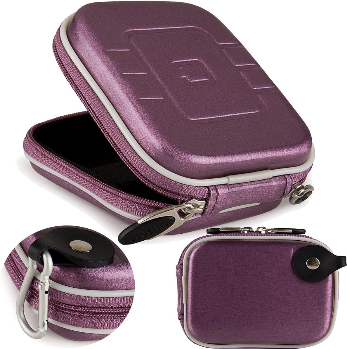 Amazon.com : Compact Camera Case Bag Pouch Purse, Protective Hard EVA ...
