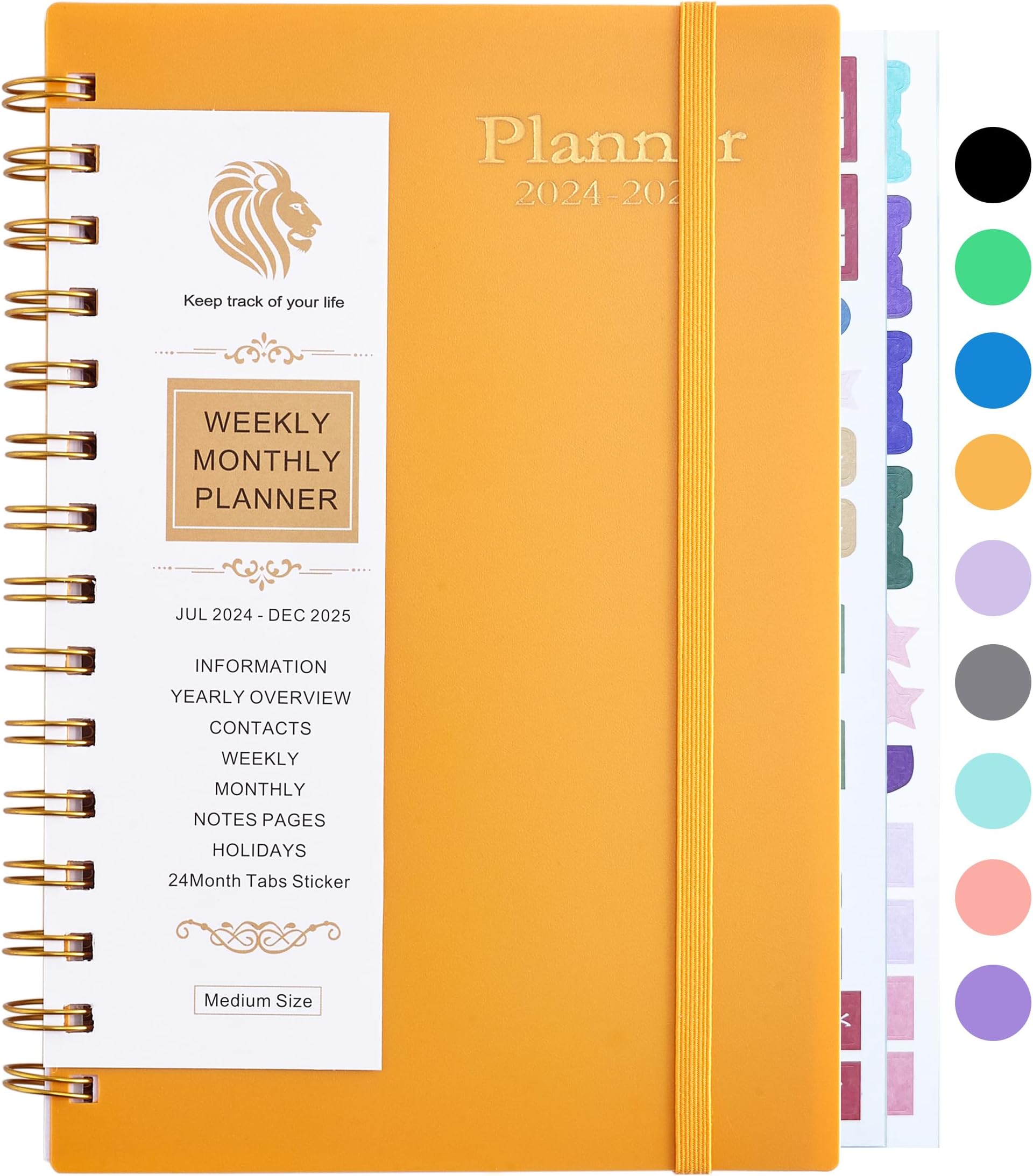 Amazon.com : Daily Planner 2024-2025, Planner 2024-2025 Daily Weekly ...