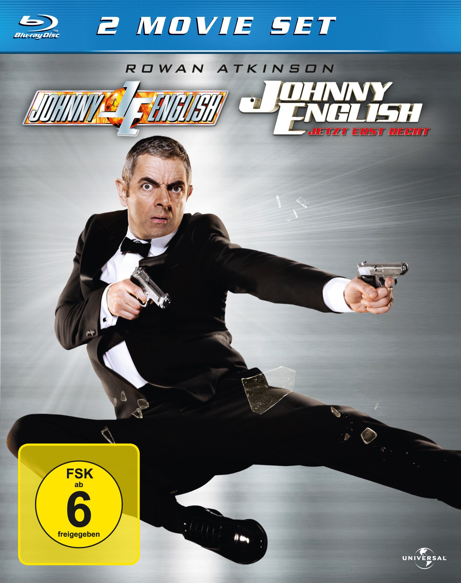 Johnny English 1 & 2 [Blu-ray]: Amazon.de: Atkinson, Rowan, Howitt ...