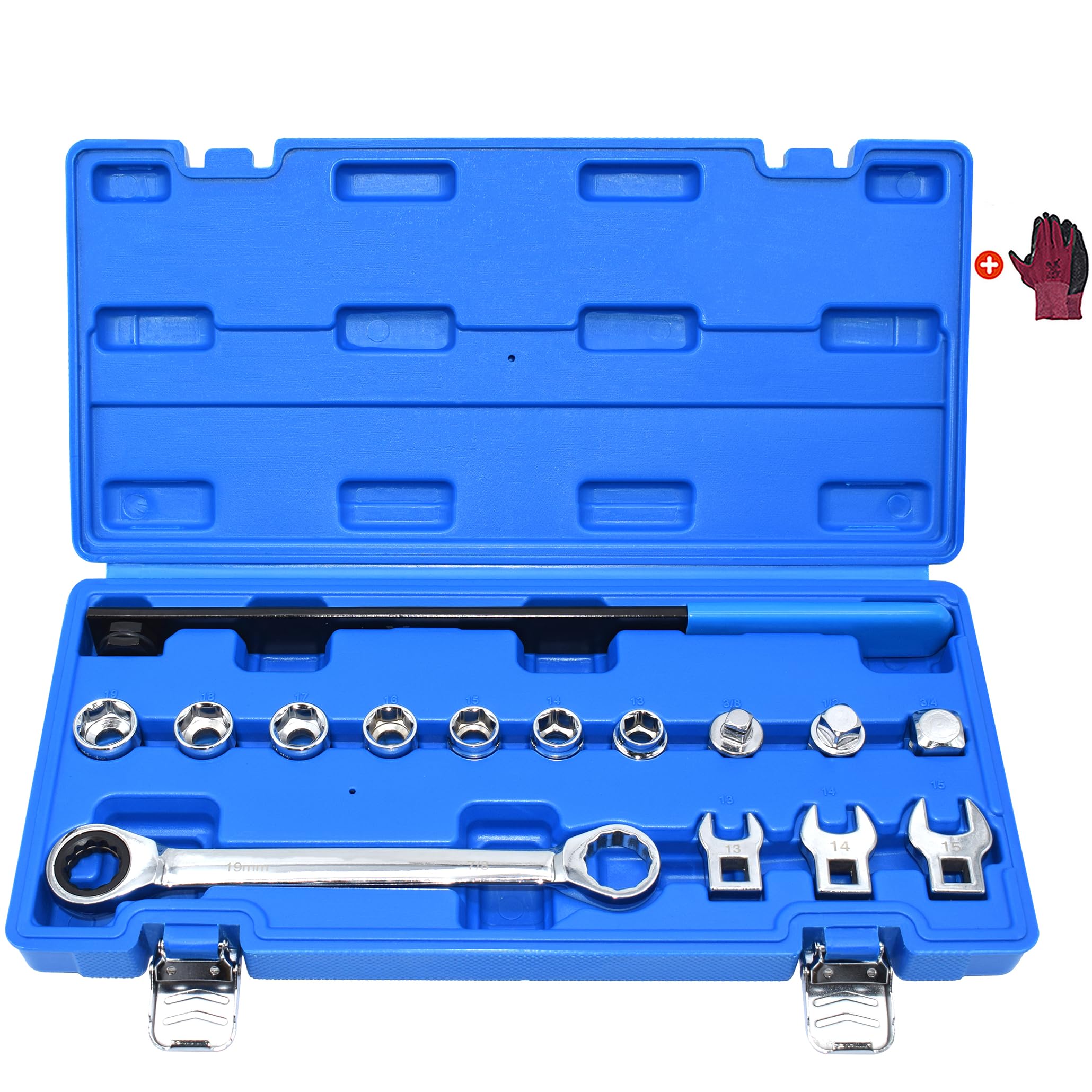 Snapklik.com : Yuesstloo 15pcs Universal Ratcheting Serpentine Belt ...