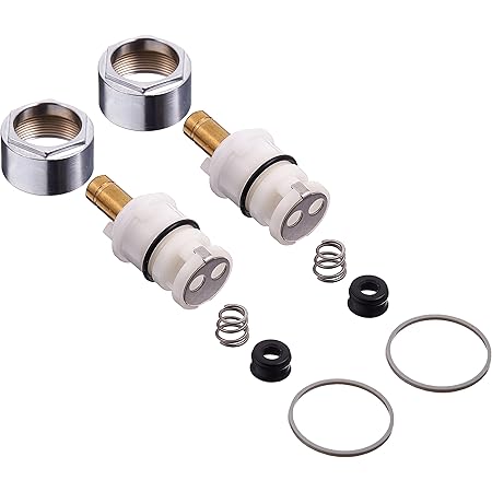Delta FAUCETS RP74418 Stem Unit Seat and Spring, Bonnet Nut and Washer ...
