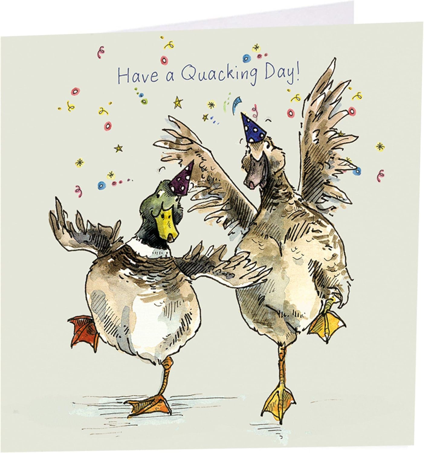 Art Beat Have a Quacking Day! Duck Birthday Card - By Gracie Tapner ...